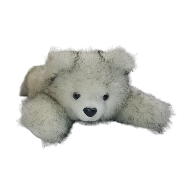 MJC | Toys | Vintage Mjc Purr Fection Plush Siberian Polar Bear Frosted ...